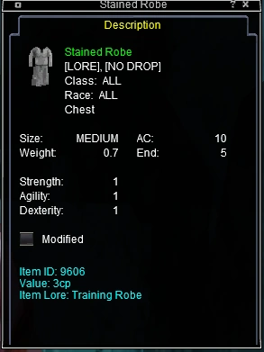 Stained Robe | EQSanctuary Wiki | Fandom