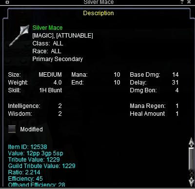Silver Mace | EQSanctuary Wiki | Fandom