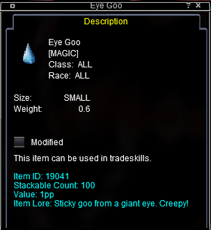 Eye Goo | EQSanctuary Wiki | Fandom