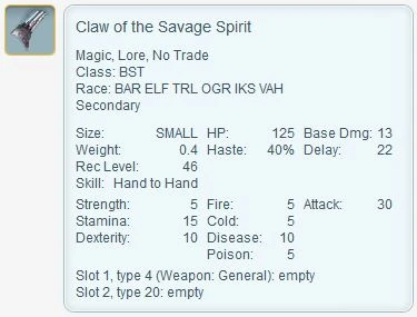 Beastlord epic quest | Eqtlp Wiki | Fandom