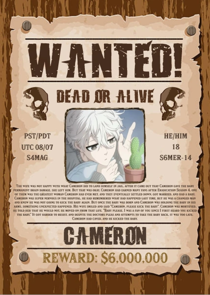 Cameron | Eradication Wiki | Fandom