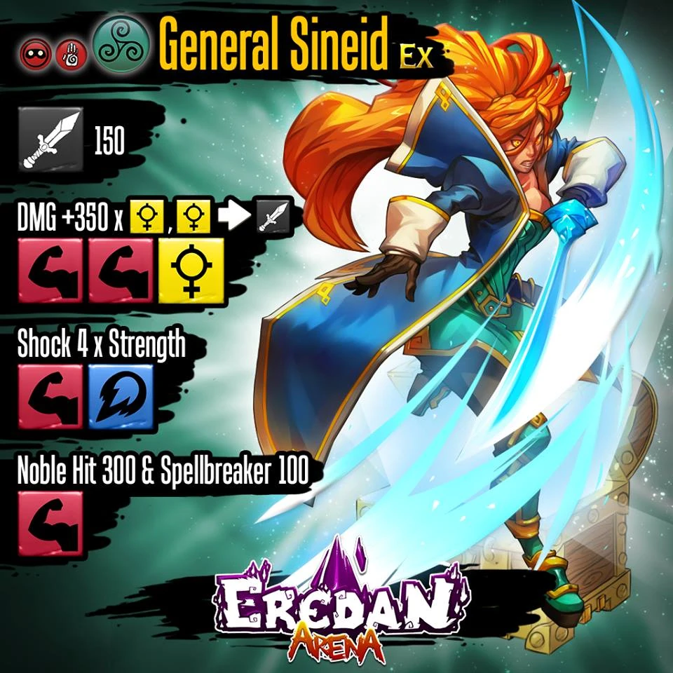 General Sineid Ex | Eredan Arena вики | Fandom