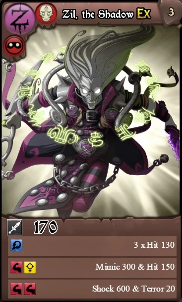 Zil, the Shadow Ex | Eredan Arena Wiki | Fandom