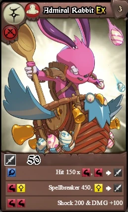 Admiral Rabbit Ex | Eredan Arena Wiki | Fandom