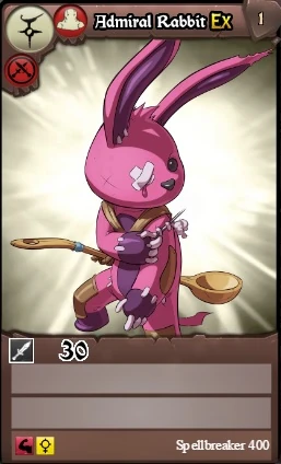 Admiral Rabbit Ex | Eredan Arena Wiki | Fandom