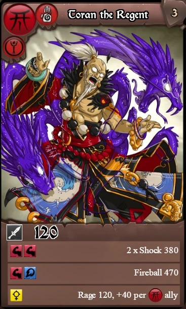 Toran the Regent | Eredan Arena Wiki | Fandom