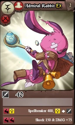 Admiral Rabbit Ex | Eredan Arena Wiki | Fandom