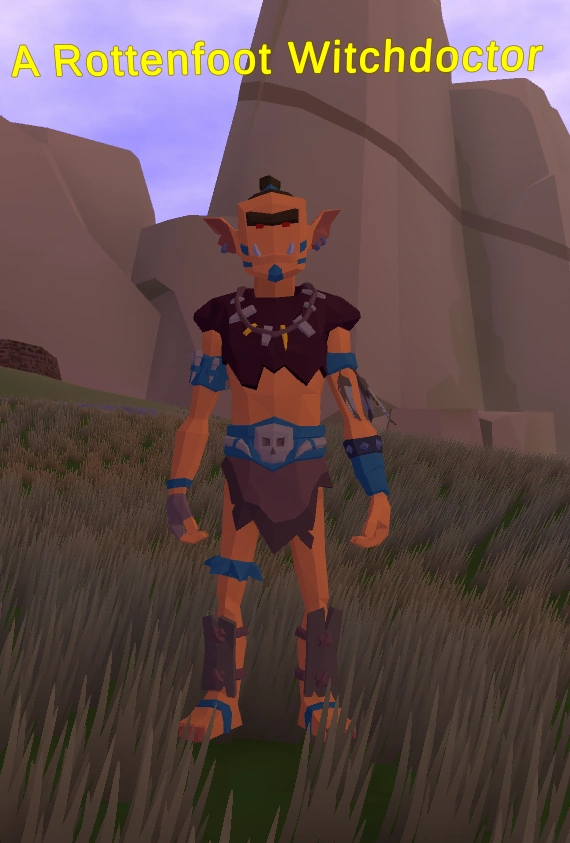 A Rottenfoot Witchdoctor | Erenshor Wiki | Fandom