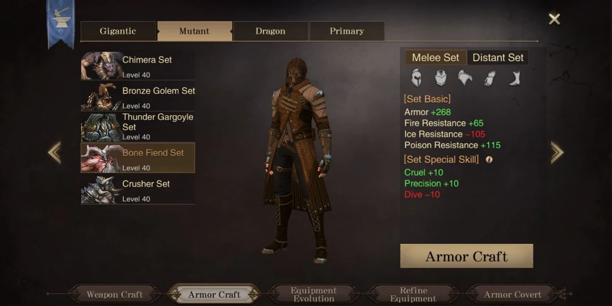 Bone Fiend Set | Errant: Hunter's Soul Wiki | Fandom