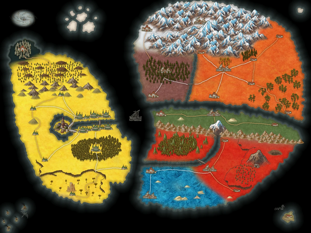 World Map (Political) | Eruden Wiki | Fandom