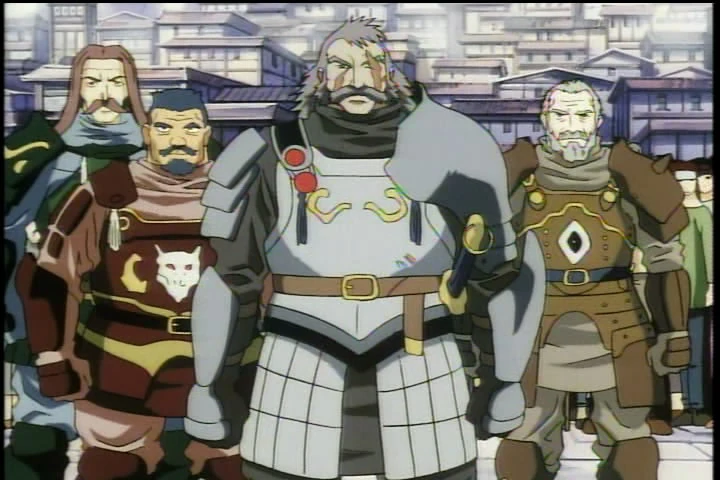 3 samurai generals of Fanelia | Visions of Escaflowne | Fandom