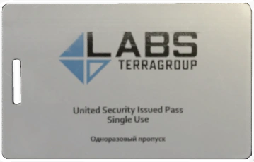 Terragroup labs access keycard - pikolebay