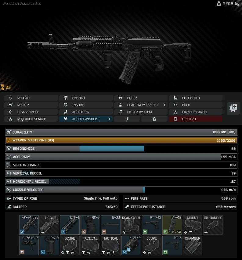 Gunsmith - Part 9 - The Official Escape from Tarkov Wiki