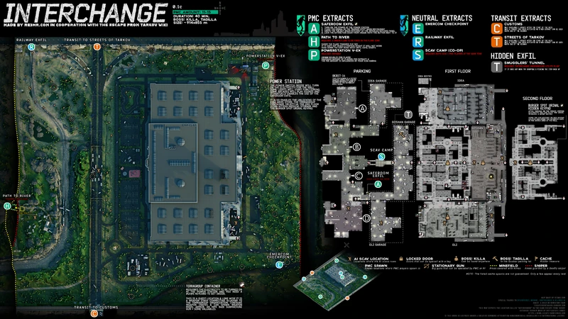 Interchange Map Tarkov