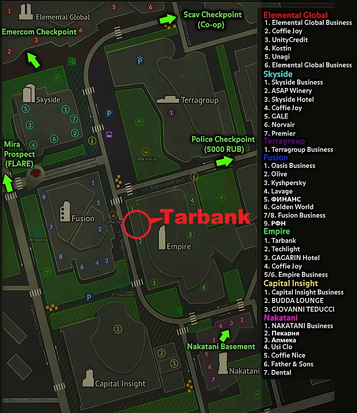 Unity Credit Bank cash register key - The Official Escape from Tarkov Wiki