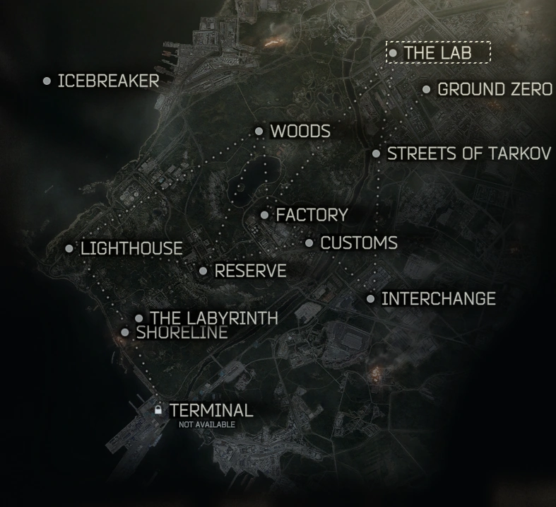Map of Tarkov - The Official Escape from Tarkov Wiki