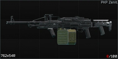 Kalashnikov PKP 7.62x54R infantry machine gun - The Official Escape ...