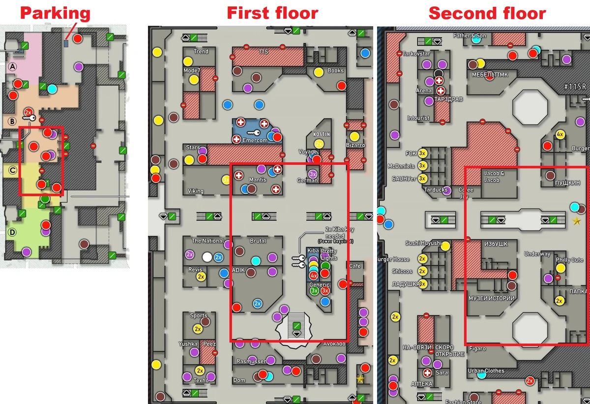 Interchange Quest Map R/EscapefromTarkov, 46% OFF