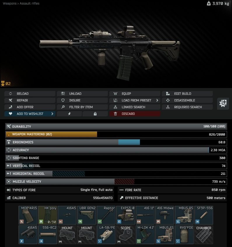 건스미스 - 파트 14 - Escape from Tarkov Wiki