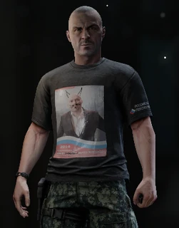 Mutkevich t-shirt (Black) - The Official Escape from Tarkov Wiki