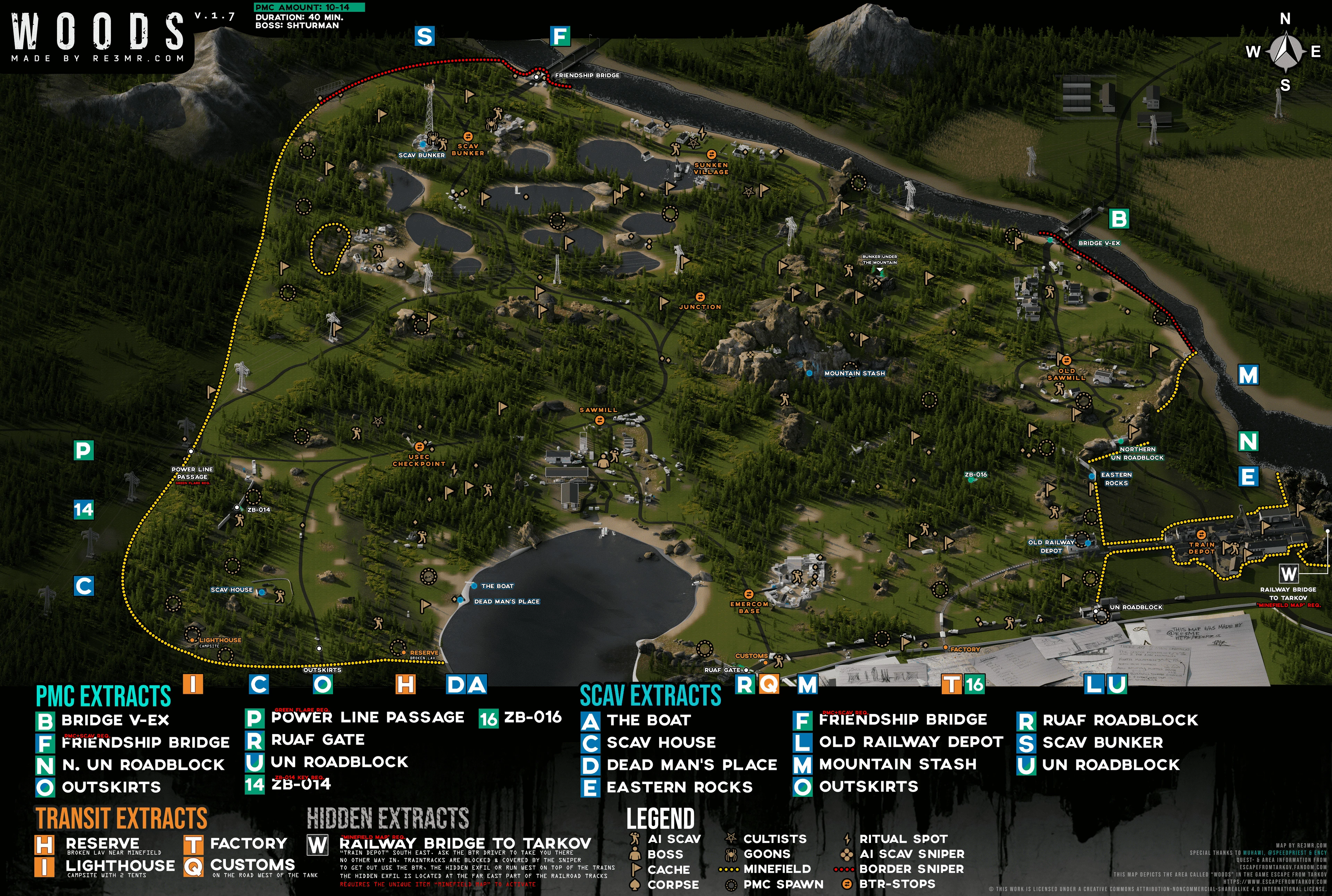 Escape From Tarkov Woods Map Maps Of Tarkov General