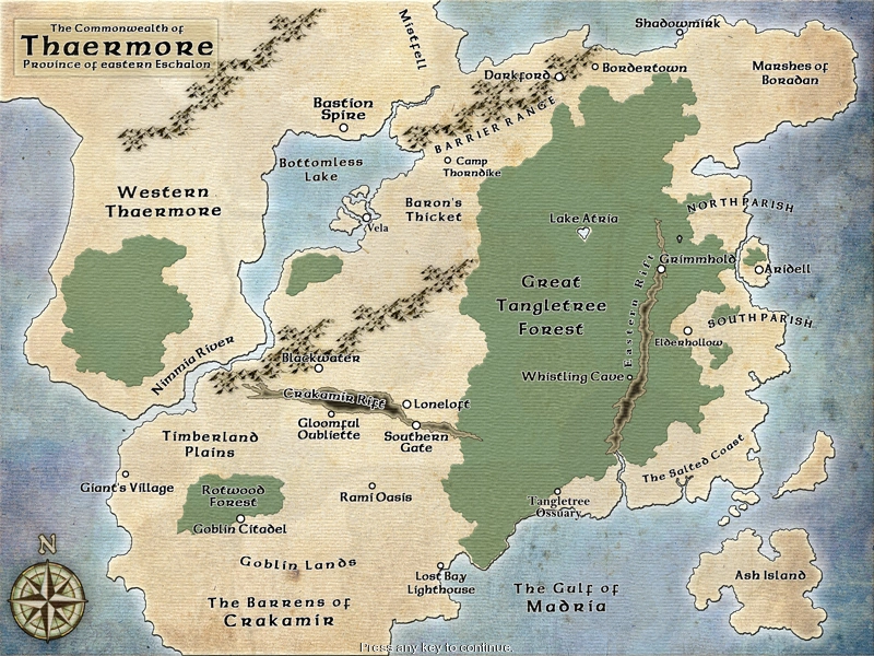 Map of Thaermore | Eschalon RPG Wiki | Fandom
