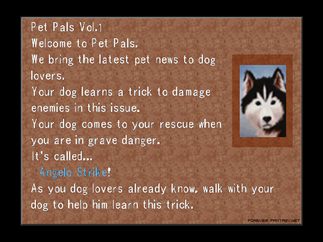 Angelo | Final Fantasy Wiki | Fandom