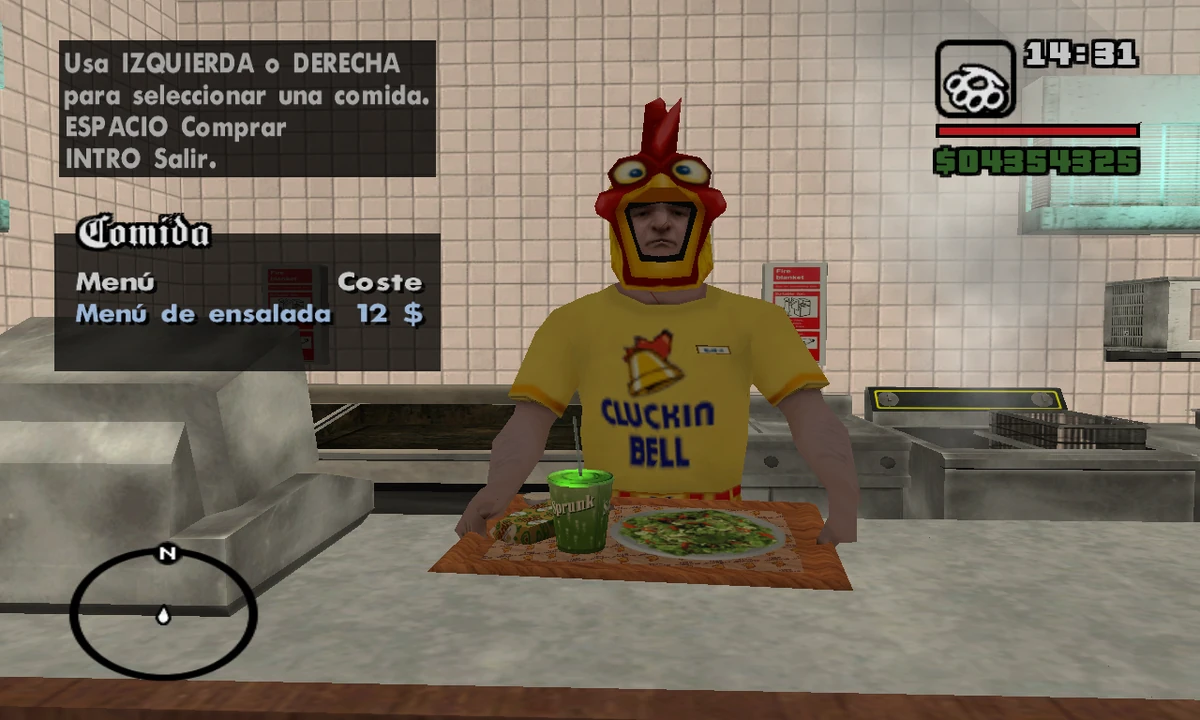 Menú de ensalada (Cluckin' Bell) | Grand Theft Encyclopedia | Fandom