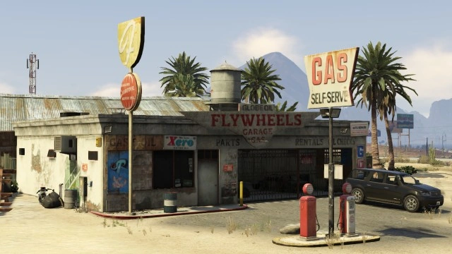 Flywheels Garage | Grand Theft Encyclopedia | Fandom