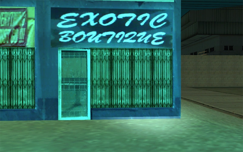 Exotic Boutique | Grand Theft Encyclopedia | Fandom