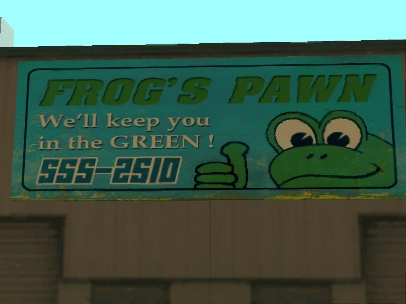 Frog's Pawn | Grand Theft Encyclopedia | Fandom