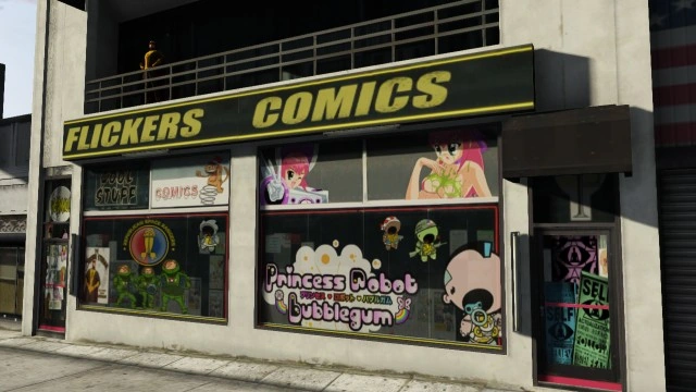 Flickers Comics | Grand Theft Encyclopedia | Fandom