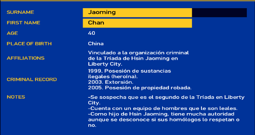 Chan Jaoming | Grand Theft Encyclopedia | Fandom