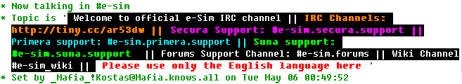 Irc | E-Sim Wiki | Fandom