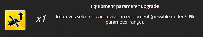 Equipment parameter upgrade | E-Sim Wiki | Fandom