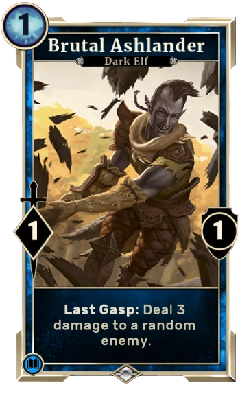 Brutal Ashlander - The Elder Scrolls: Legends Wiki