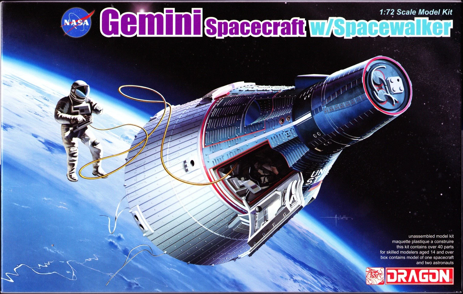 Gemini Spacecraft Diecast Models