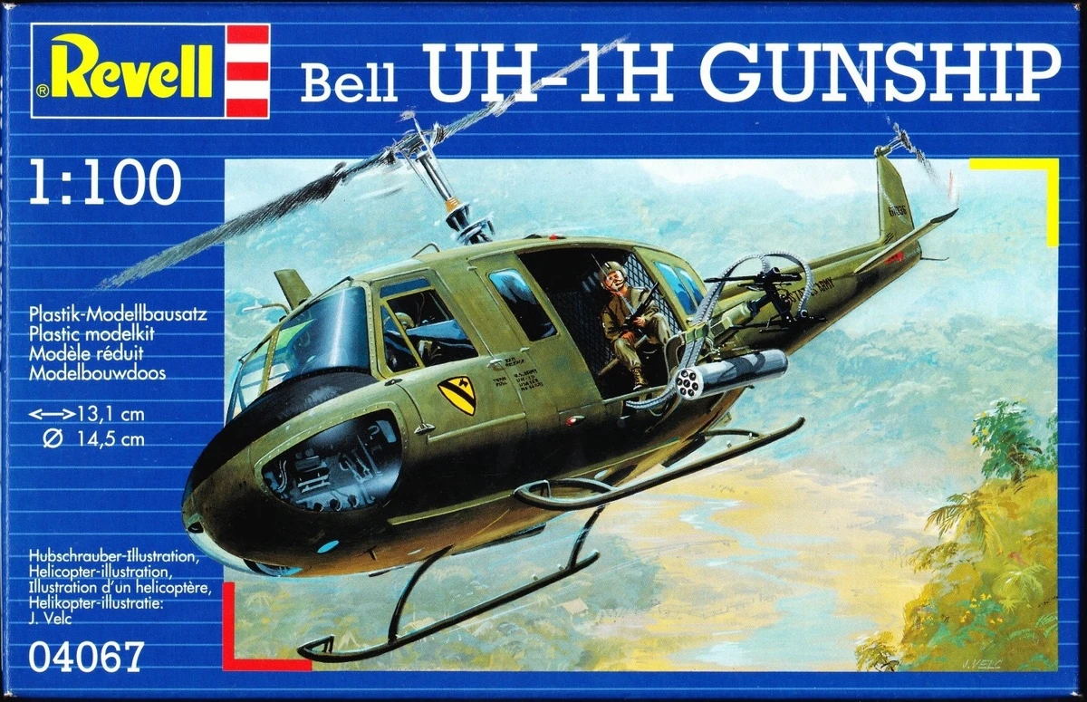 Revell/Germany 1/100 04067 Bell UH-1H Gunship | Encyclopedia of Scale ...