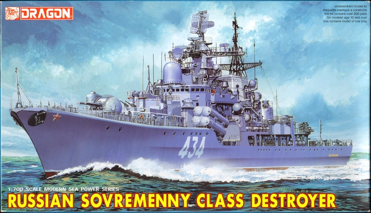 Dragon Models 1/700 7048 Sovremenny Class Destroyer | Encyclopedia of ...