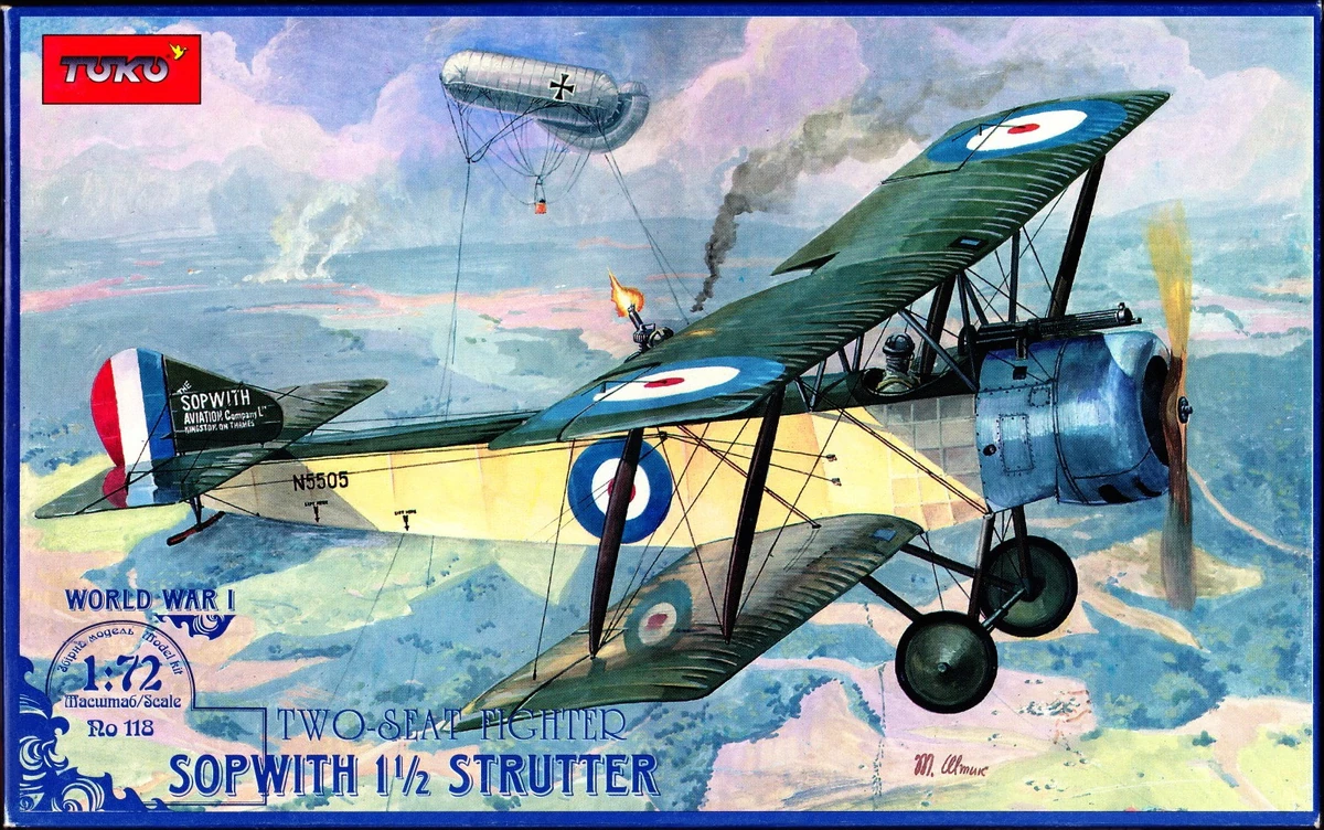 Toko 1/72 118 Sopwith 1 1/2 Strutter Fighter | Encyclopedia of Scale ...