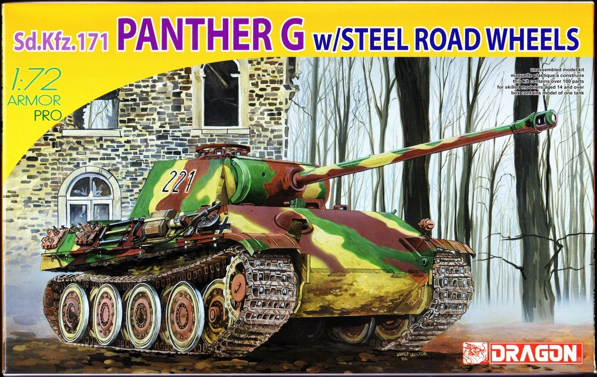 Dragon Models 1/72 7339 Panther G w/Steel Road Wheels | Encyclopedia of ...