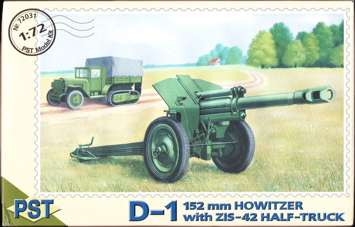 PST 1/72 72031 D-1 152mm Howitzer with ZIS-42 Half-Truck | Encyclopedia ...