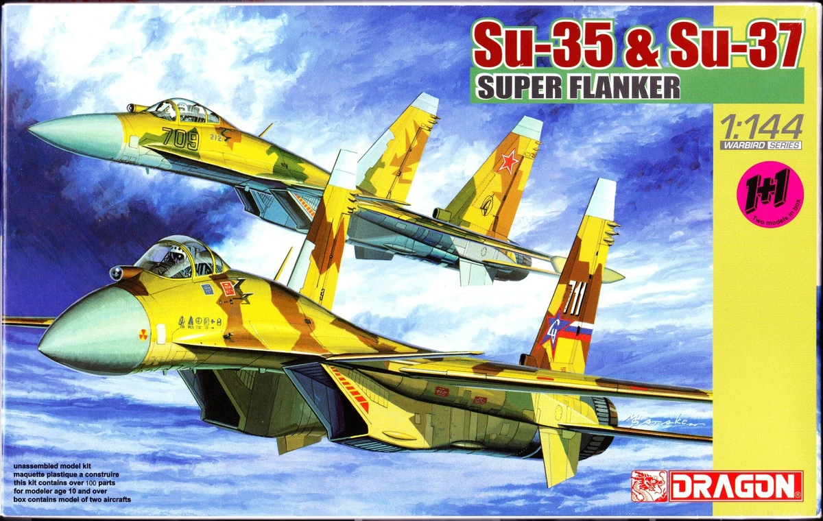 Dragon Models 1/144 4584 Su-35 & Su-37 Super Flanker | Encyclopedia of ...