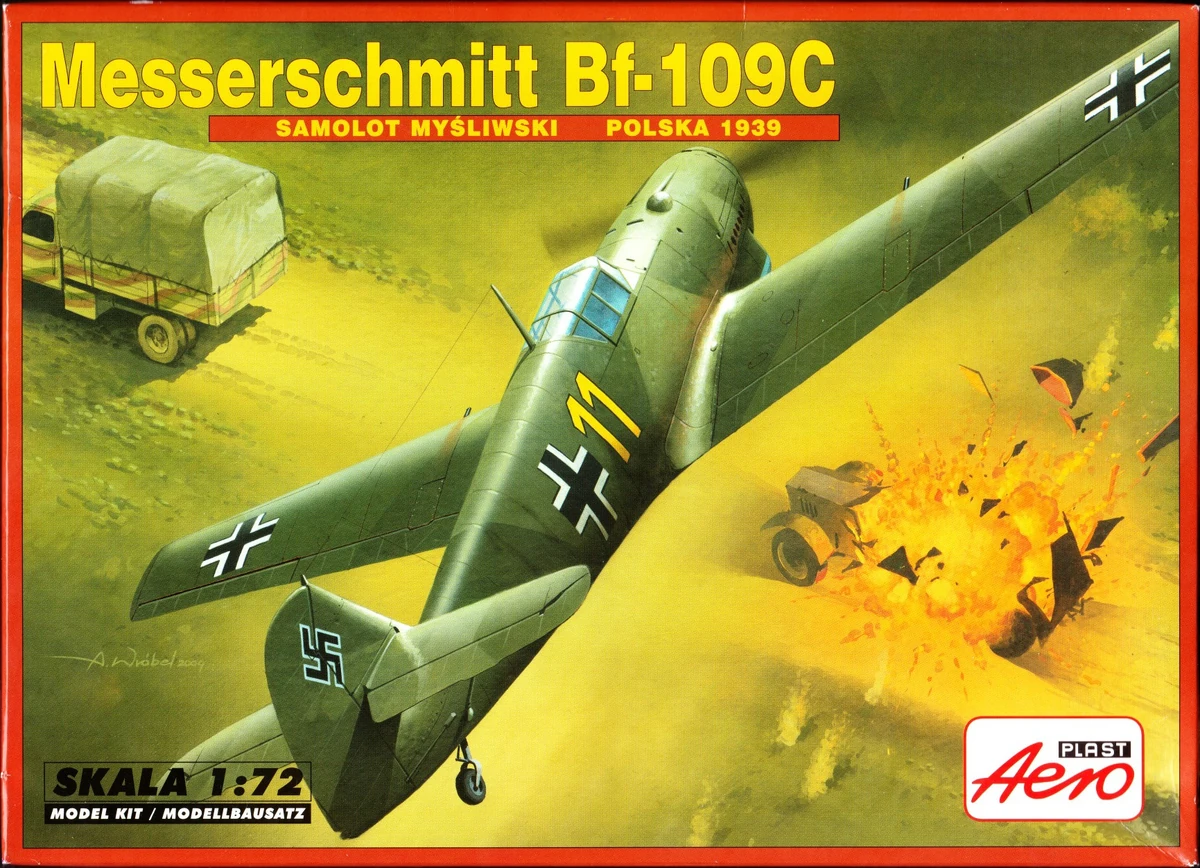 Aeroplast 1/72 00264 Messerschmitt Bf-109C | Encyclopedia of Scale ...