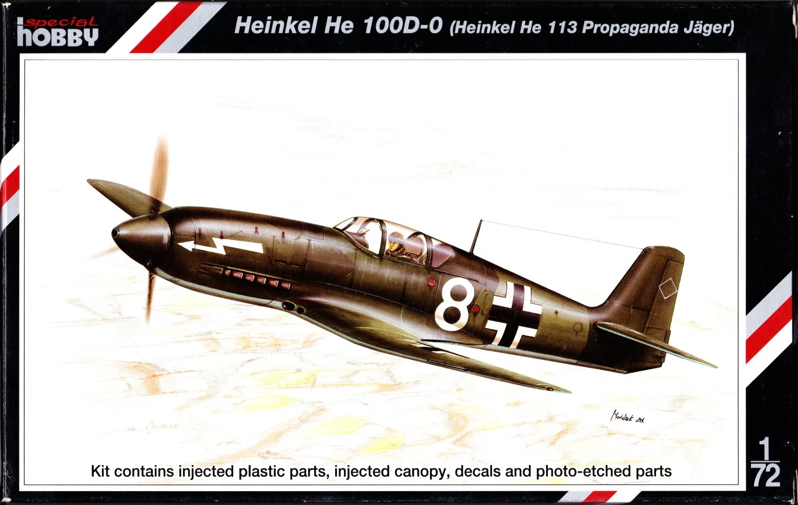 Special Hobby 1/72 SH72115 Heinkel He 100D-0 | Encyclopedia of Scale ...