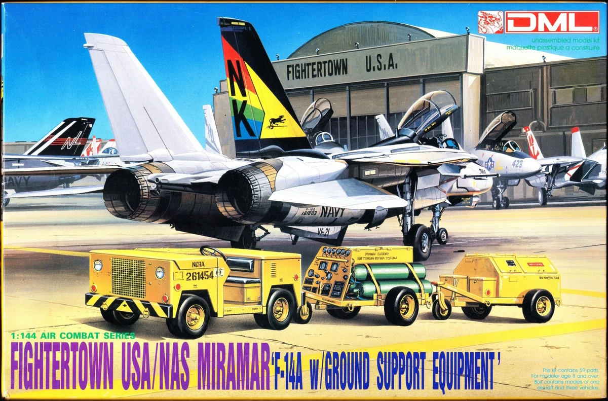 Dragon Models 1/144 4019 F-14A w/Ground Support Equipment ...