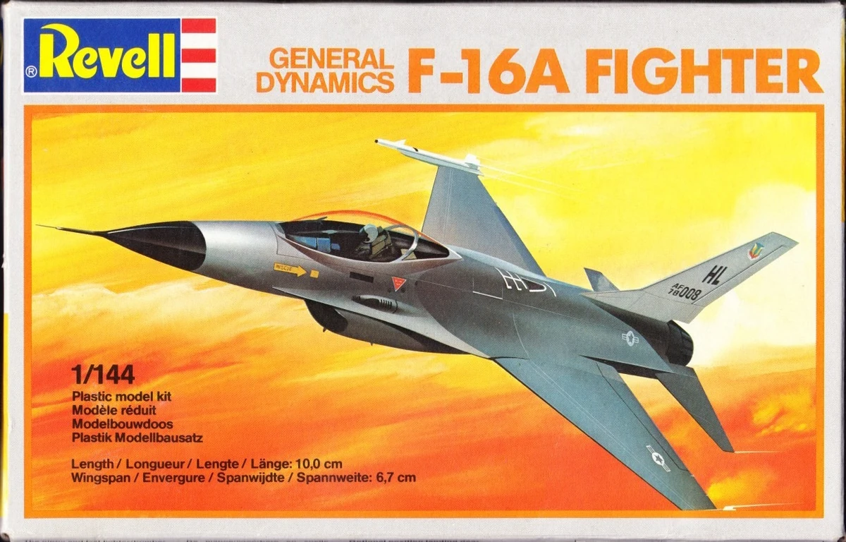 Revell/Germany 1/144 4006 General Dynamics F-16A | Encyclopedia of ...