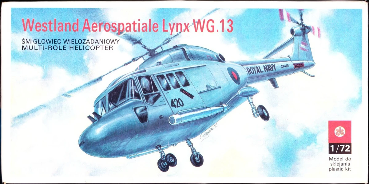 Zts Plastyk 1/72 Westland Aerospatiale Lynx WG.13 | Encyclopedia of ...