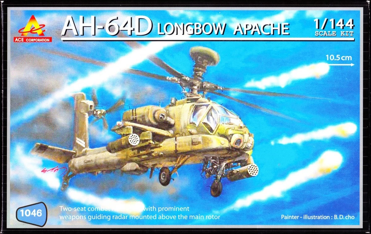 Ace 1/144 1046 AH-64D Longbow Apache | Encyclopedia of Scale Models ...
