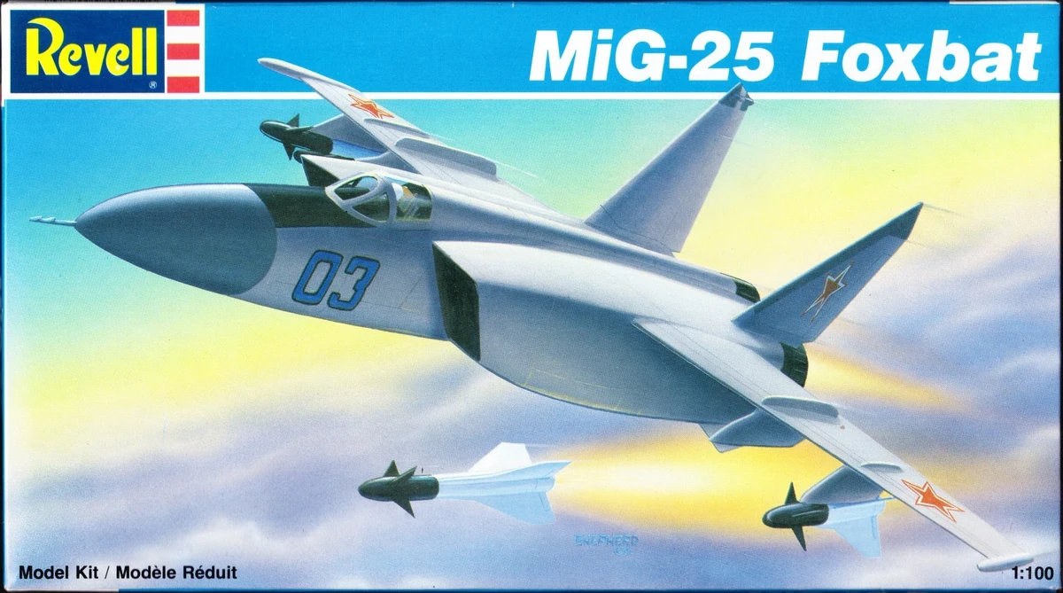 Revell 1/100 4068 MiG-25 Foxbat | Encyclopedia of Scale Models Wiki ...
